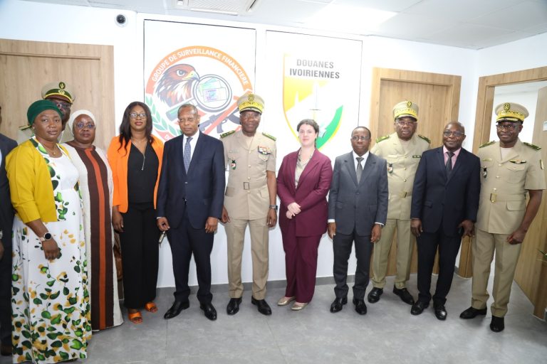 Inauguration des locaux du groupe de surveillance financière - CENTIF CI